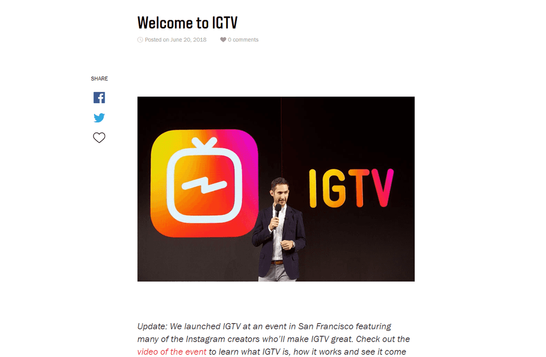 Instagram Announces Long-Form Video Platform 'IGTV' - Flaunt Digital